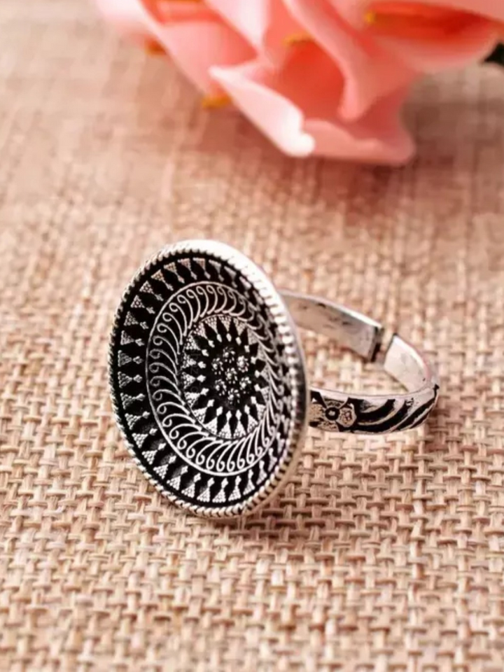 Oxidised Rings - Buy Oxidized Silver Rings for Women Online in India ...